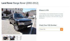 VIN Land Rover decoder - VIN-Location.com - Find VIN